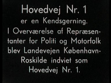 Hovedvej nr. 1 | Dansk Kulturarv